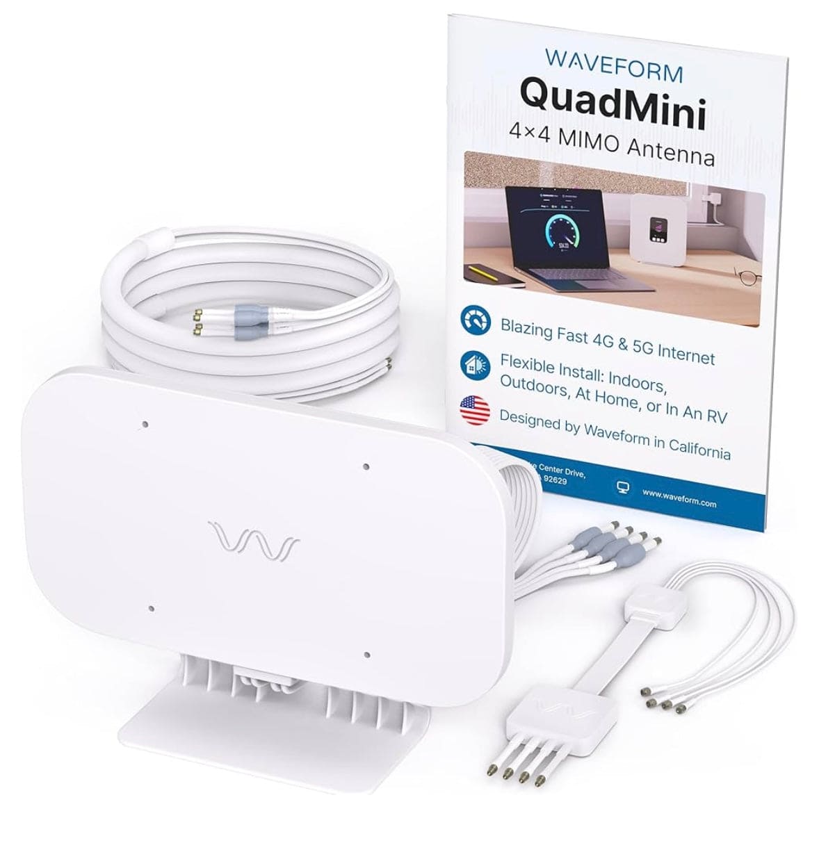 Waveform QuadMini 5G External Antenna-10ft cable | Prime South Technology